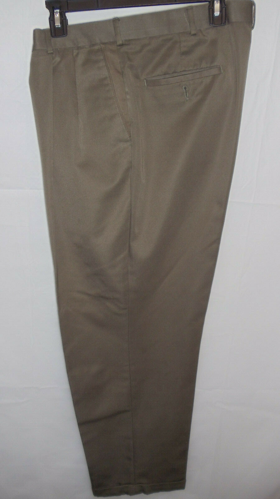 Savane Pleated & Cuffed Men's Pants Size 36W X 30L Gr… - Gem