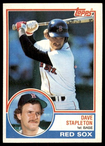 1983 TOPPS DAVE STAPLETON BOSTON RED SOX #239 | eBay
