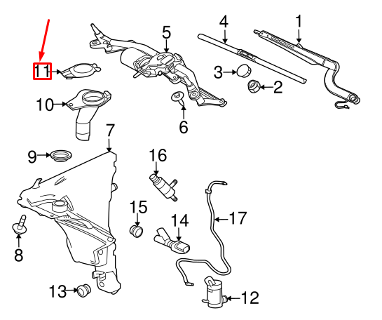 for Jaguar XK XF XJ X351 Windscreen Washer Reservoir Car Genuine ...