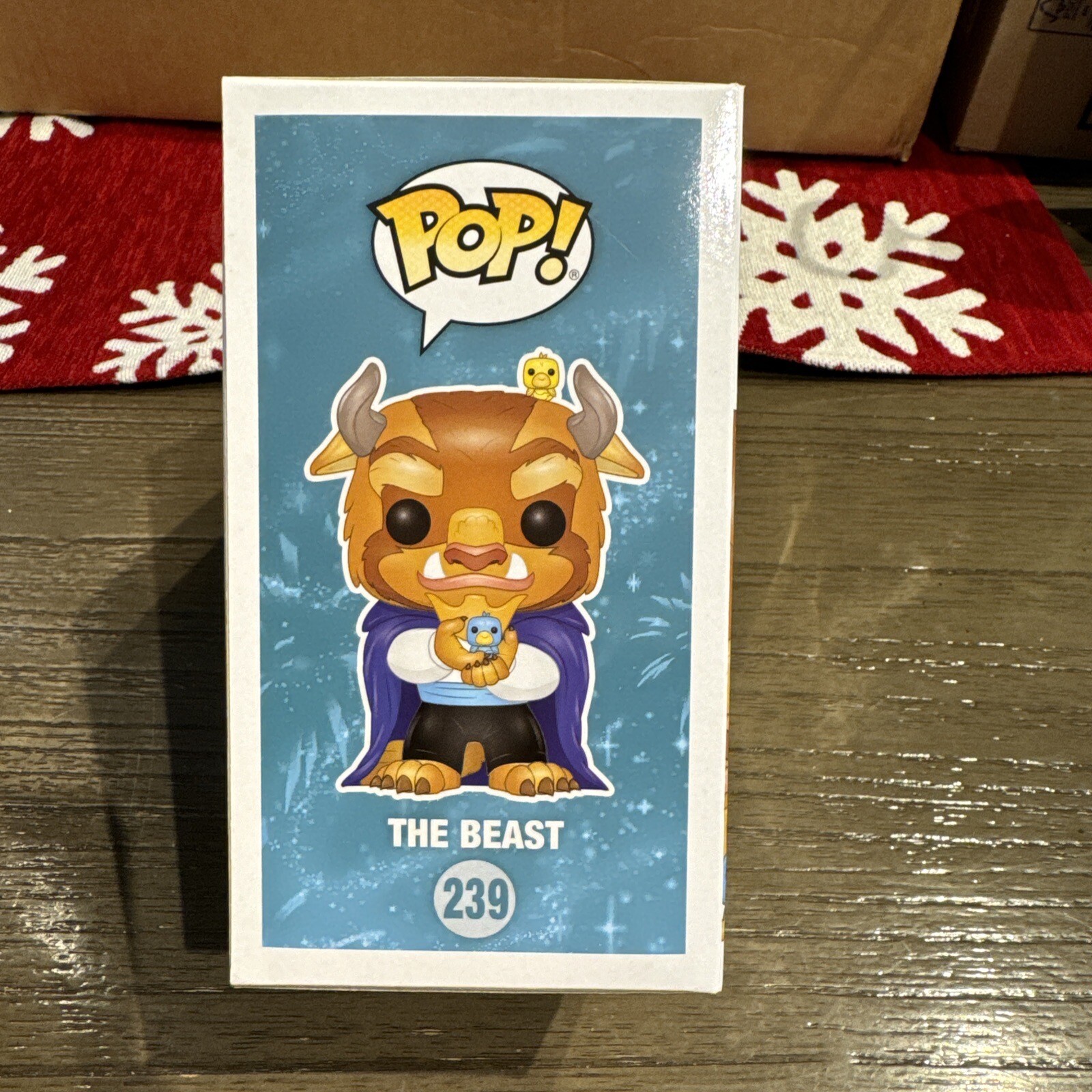 Funko POP Disney Beauty & the Beast THE BEAST Figure #239 Birds Winter ...