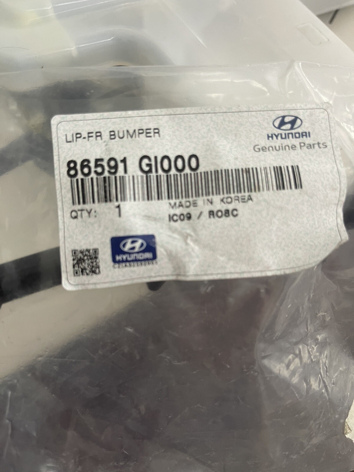 FRONT BUMPER LIP TRIM UNDER SPOILER 2022 IONIQ 5 86591-GI000 | eBay