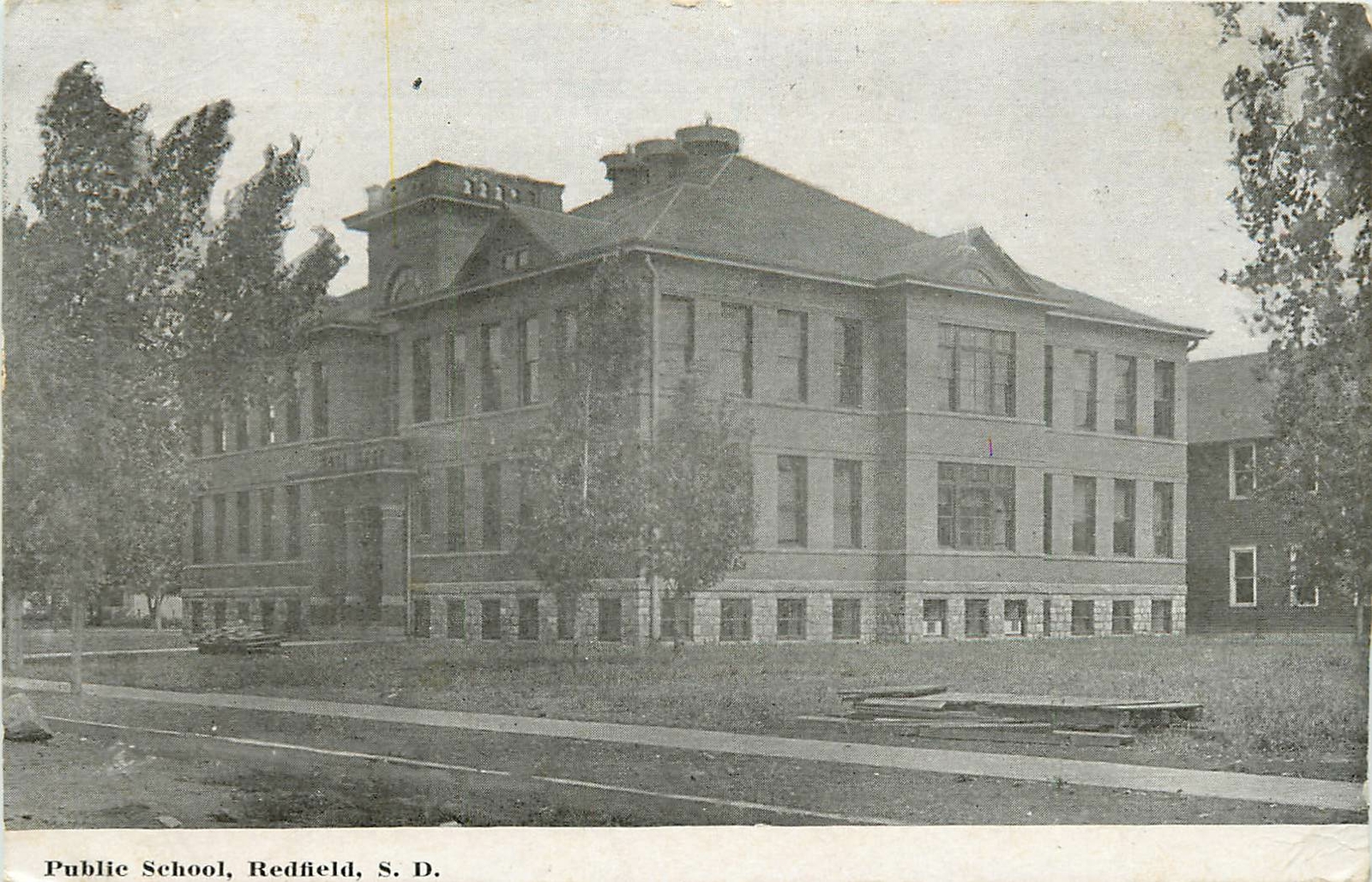 South Dakota, SD, Redfield, Public School 1911 Postcard | eBay