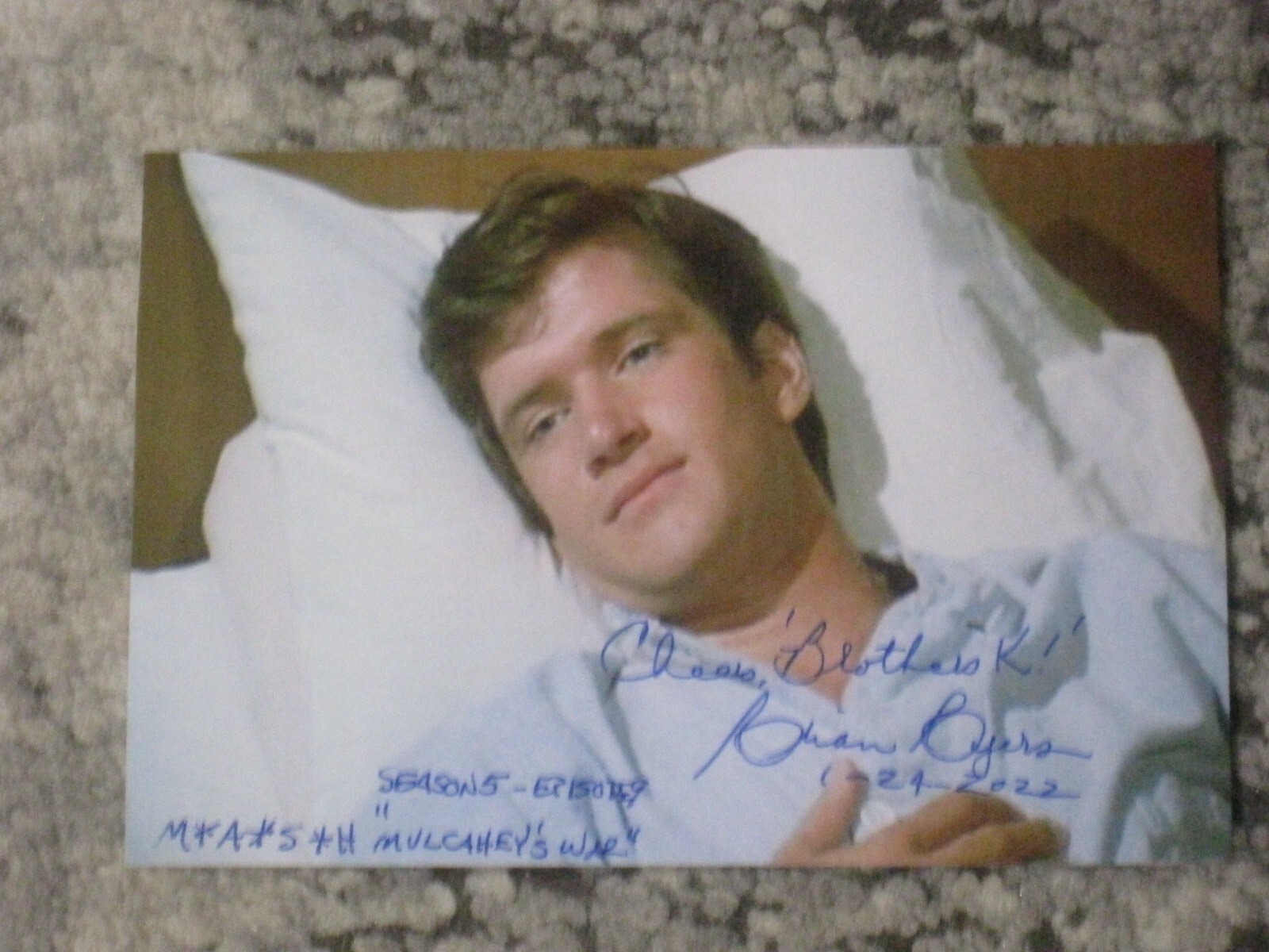 BRIAN BYERS Signed 4x6 MASH Photo AUTOGRAPH 1A | eBay