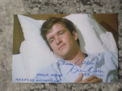 BRIAN BYERS Signed 4x6 MASH Photo AUTOGRAPH 1A | eBay