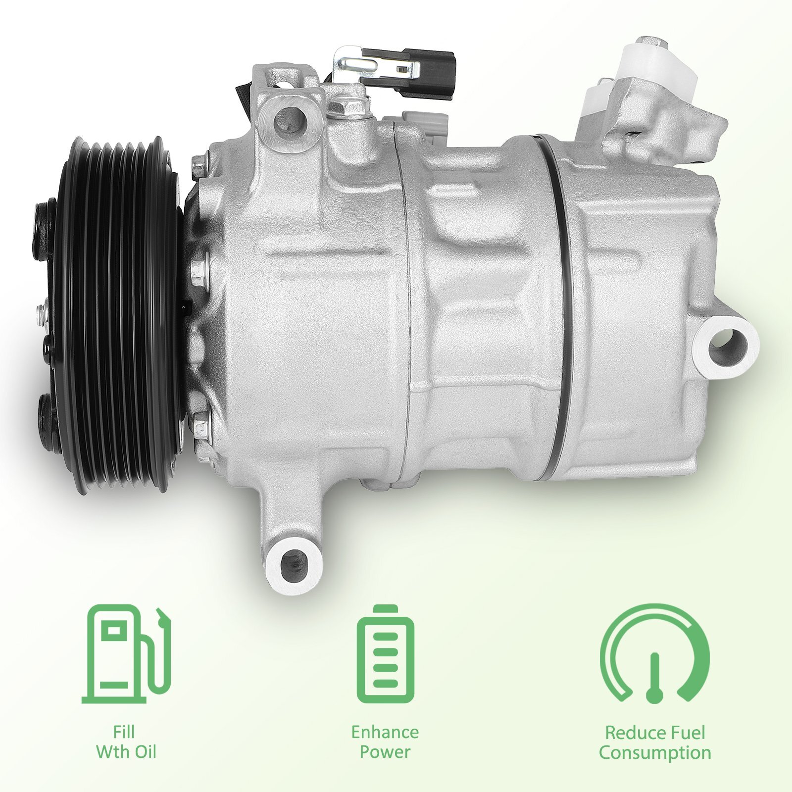 A/C AC Compressor For Nissan Sentra 1.8L 2013 2014 2015-2019 CO 29072C ...