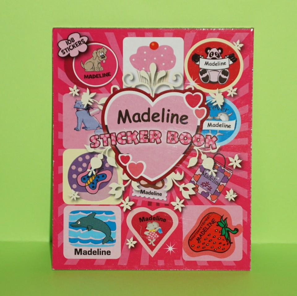 Stick N Mix Sticker Book Personalized Choose Name Boy Girls Fun & Funky ...