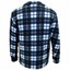 Men s Padded Work Shirts Quilted Fleece Lumberjack Shirt Top Coats ...
