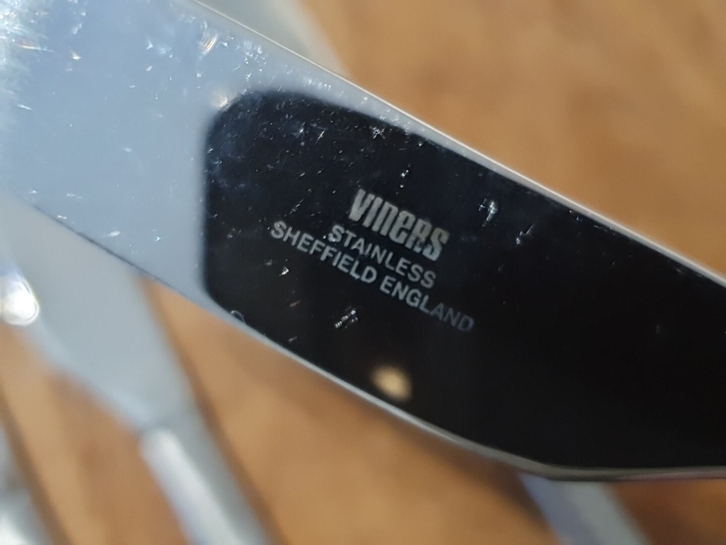Vintage Viners Country Garden Dessert Knife x 4 Stainless Steel Cutlery ...