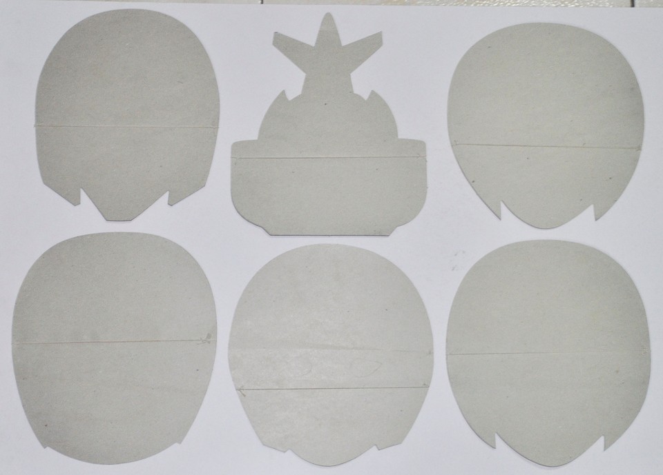 6 pcs Philippine VOLTES V Cardboard Masks Limited Voltus Japan | eBay