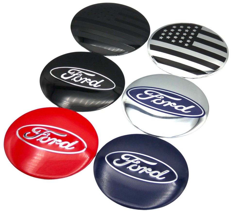 (PACK OF 4) Wheel Center Cap Decals Emblems Sticker 2.20" 56mm CHOOSE ...