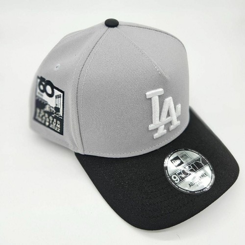 Gray Black Dodgers New Era Cap LA Limited 9FORTY 60th Anniversary ...