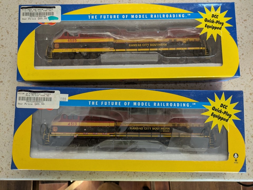 Athearn HO KCS AC4400 two-pack powered DCC Ready | eBay