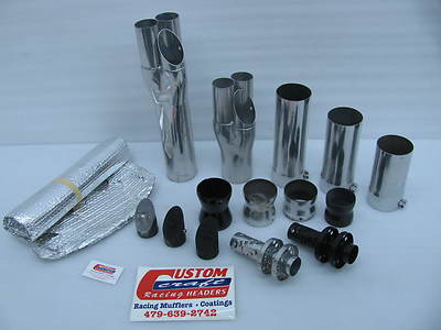 Custom Craft Racing Headers Exhaust / Mufflers Parts Harley V-Rod Drag ...