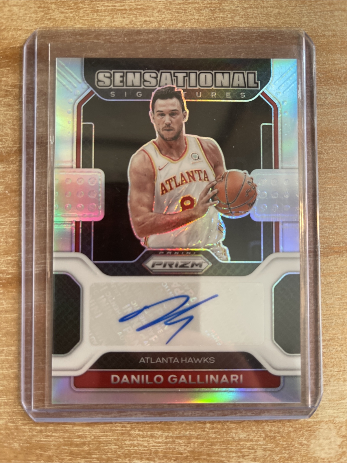 2021-22 Prizm Danilo Gallinari Sensational Signatures Silver Prizm Auto ...
