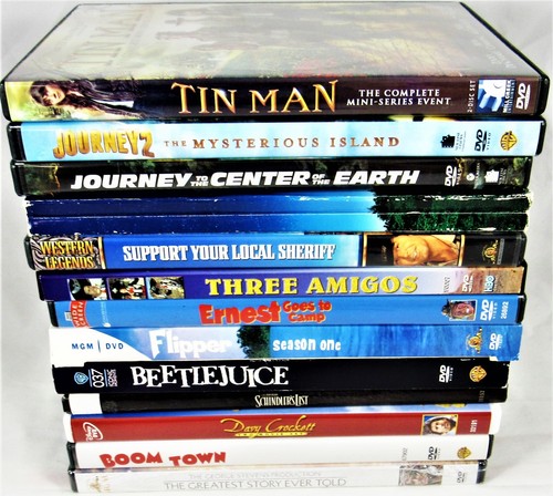 Action Adventure Drama Comedy Fantasy Family Movies DVD Lot 13 GC Free ...