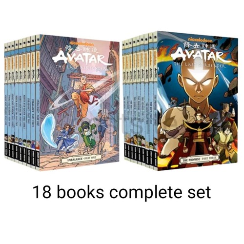 AVATAR English 18 Books Full Set Complete Comic The Last Airbender ...