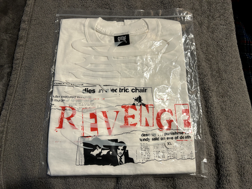 Revenge Ted Bundy Tee White Size X-Large XL BRAND NEW | eBay