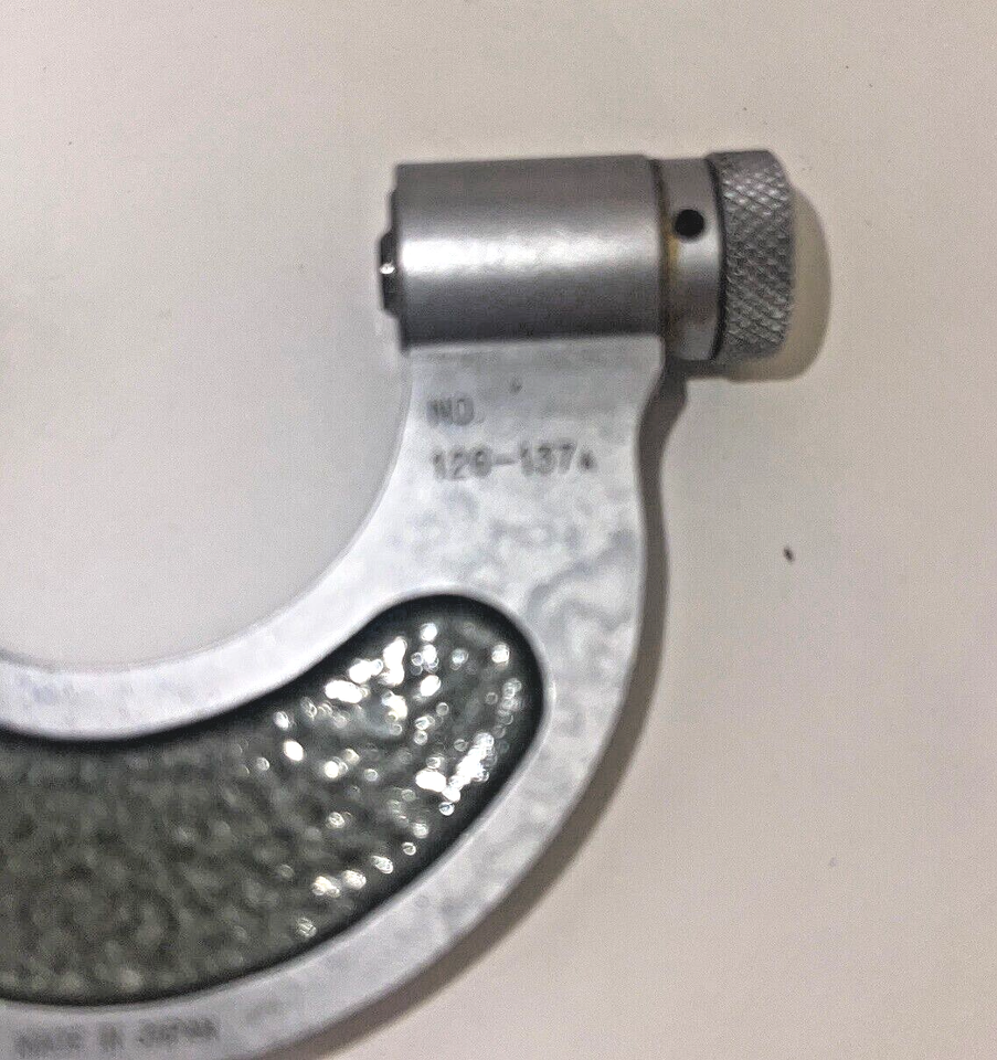 Mitutoyo No. 126-137A Screw Thread Micrometer 0-1" .001" with 2 Anvils ...