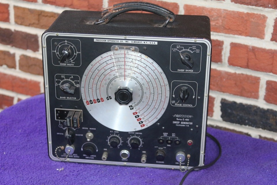 Vintage Precision E-400 Sweep Generator FM-TV - Great condition - Tube ...