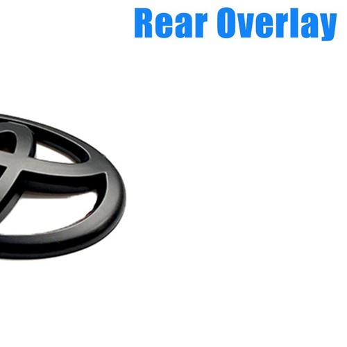 Matte Blackout Emblem Overlay Kit For Rav4 2019-2024 Rear Trunk Oval ...