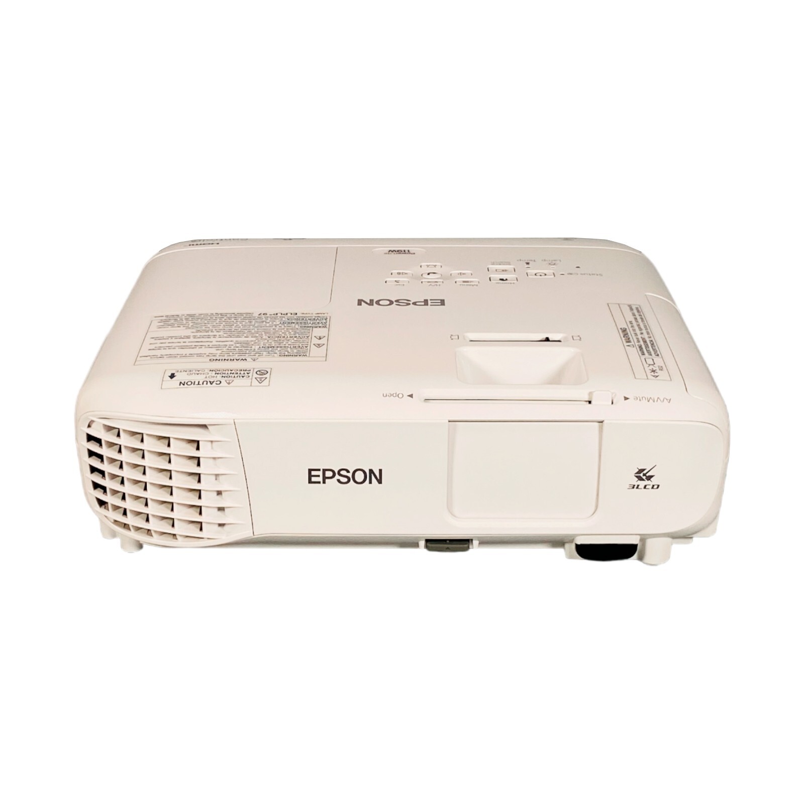 Epson PowerLite 119W 3LCD Projector Portable 4000 Lumens Full HD HDMI w ...