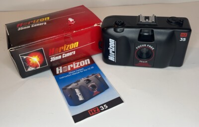 HORIZON CAMERA 35MM HZ35 (1993 VINTAGE) ORIGINAL BOX, PACKAGING ...