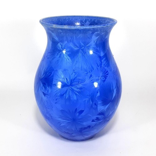 Rod Page 16cm Blue Crystalline Vintage Australian Studio Pottery Vase ...