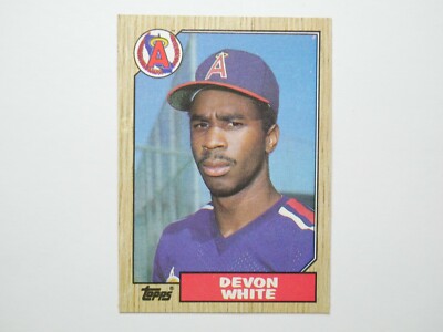 1987 Topps Devon White #139 California Angels Rookie Baseball Card | eBay