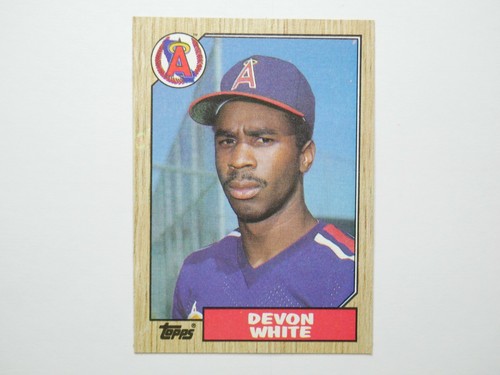 1987 Topps Devon White #139 California Angels Rookie Baseball Card | eBay