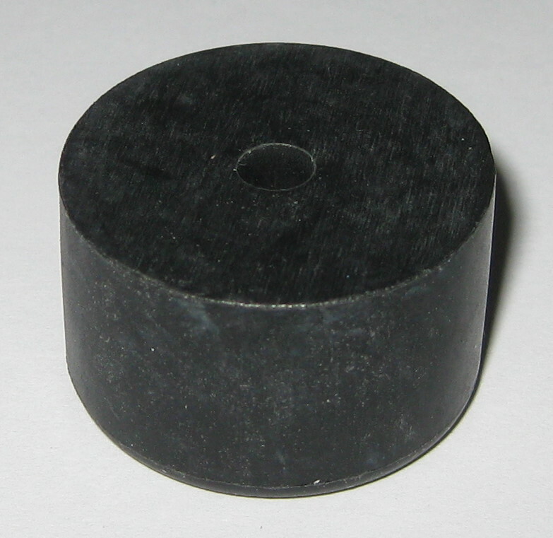 4 X Heavy Duty Unthreaded Bumper w/ Metal Washer - 1" Dia. X 5/8" - 3/ ...