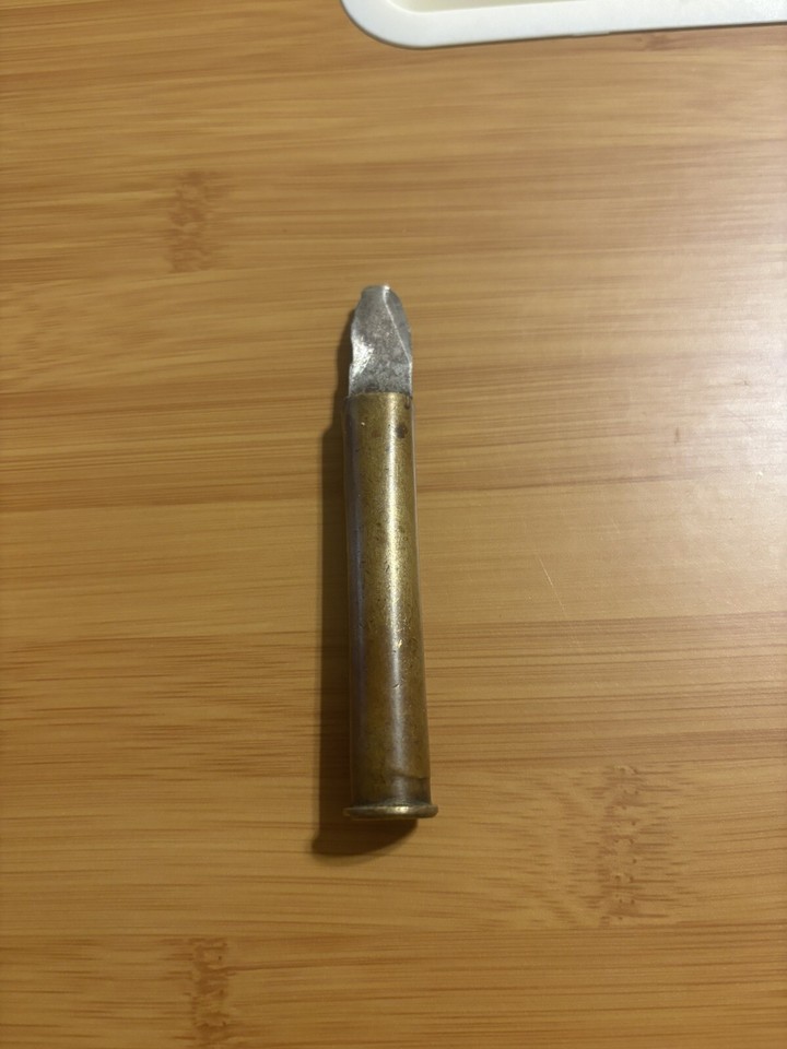 WWI Trench Art Brass 405 WCF Original Cartridge Knife World War 1 ...