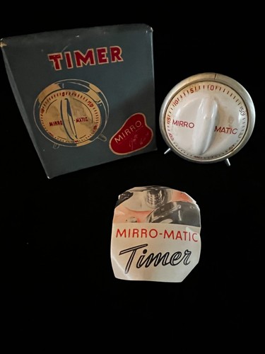 Vintage Mirro Aluminum Kitchen Timer Original Box MCM Atomic Retro | eBay
