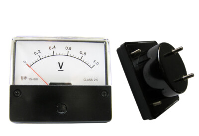 Panel Meters - Dc Analog Panel Volt Meter