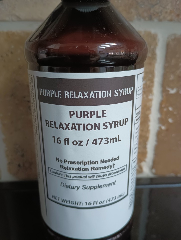Purple Relaxation Syrup, 16 oz, Factory Sealed | eBay