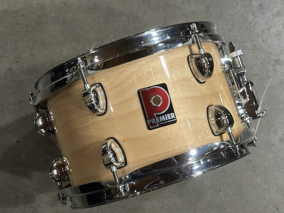 10" Premier Artist/XPK BIRCH/EUCALYPTUS Snare Drum popcorn NATURAL ...