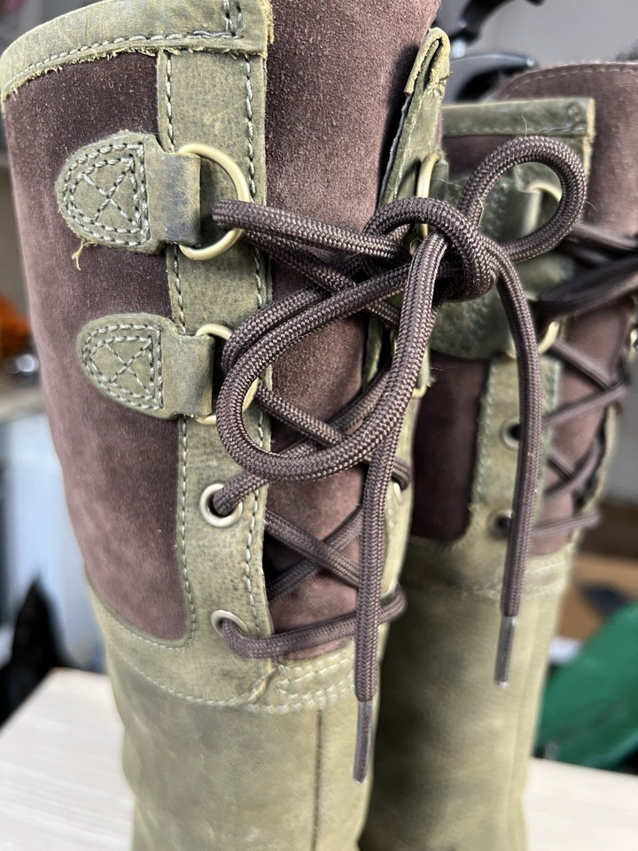 UGG Belcloud Waterproof Winter Boots Suede Shearling EU 37,5 | eBay