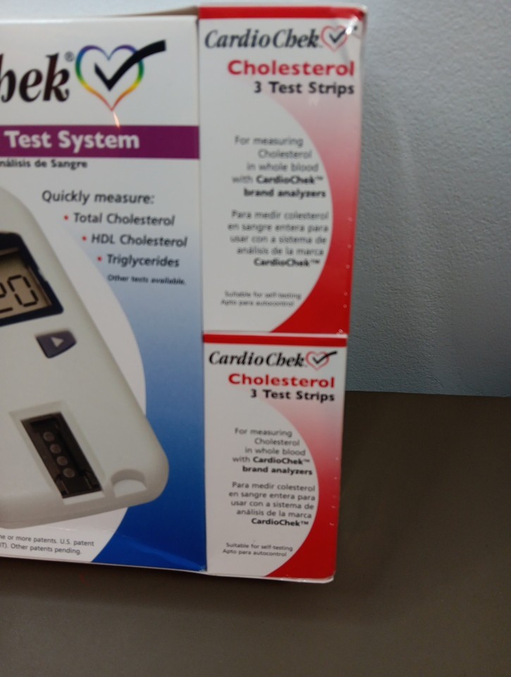 CardioChek Portable Blood Test System Cholesterol Kit With 6 Test ...