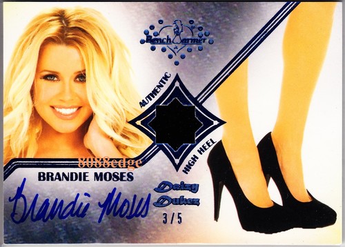 2012 BENCHWARMER DAIZY DUKEZ HIGH HEEL AUTO:BRANDIE MOSES #3/5 ...