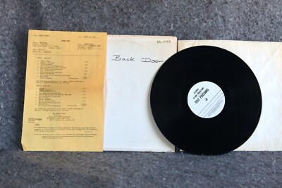 Back Door "Eighth Street Nights", TEST PRESSING, 1973 Warner/Columbia ...