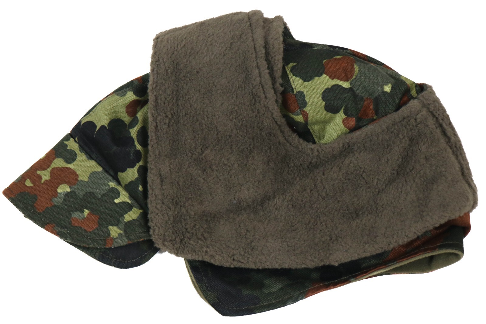Medium (57) - Used German Bundeswehr Flecktarn Winter Field Cap Hat ...