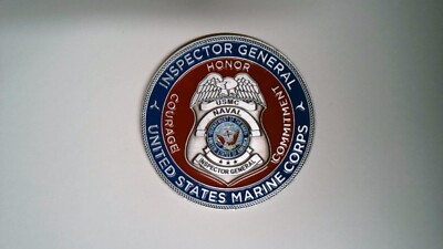 CHALLENGE COIN INSPECTOR GENERAL UNITED STATES MARINE CORPS SUPERIOR ...