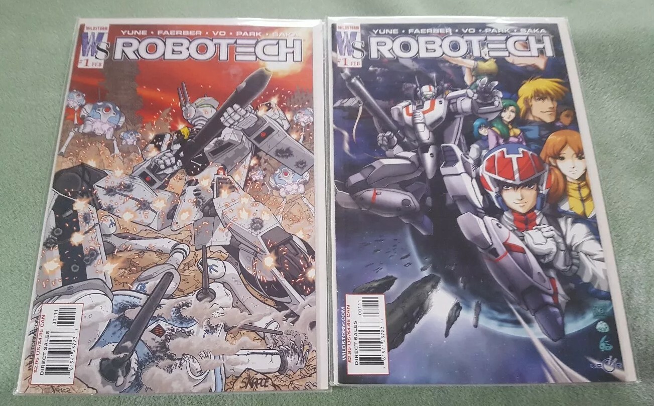 Robotech Issue #1 WIldstorm Comics 2003 2 covers, #6, Sourcebook #1 | eBay