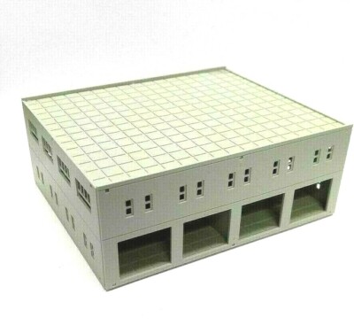 N scale Building Model Train Layout Logistics Centre Garage Factory ...