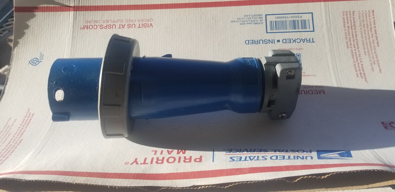 HUBBELL 460P9W PLUG 60amp 3 Phase 5hp 250v $88.00 Free Shipping | eBay