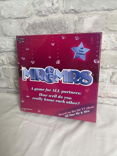 Mr & Mrs TV Show Board Game by University Games 2008 (10 yrs+) - New ...