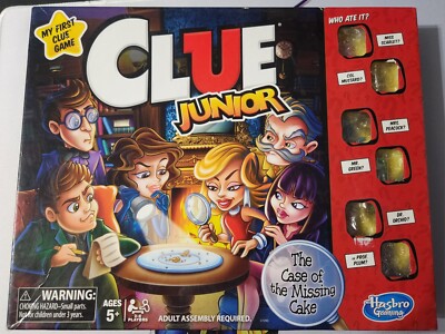 2015 Clue Jr. Junior Interactive Board Game Hasbro Complete NO ...