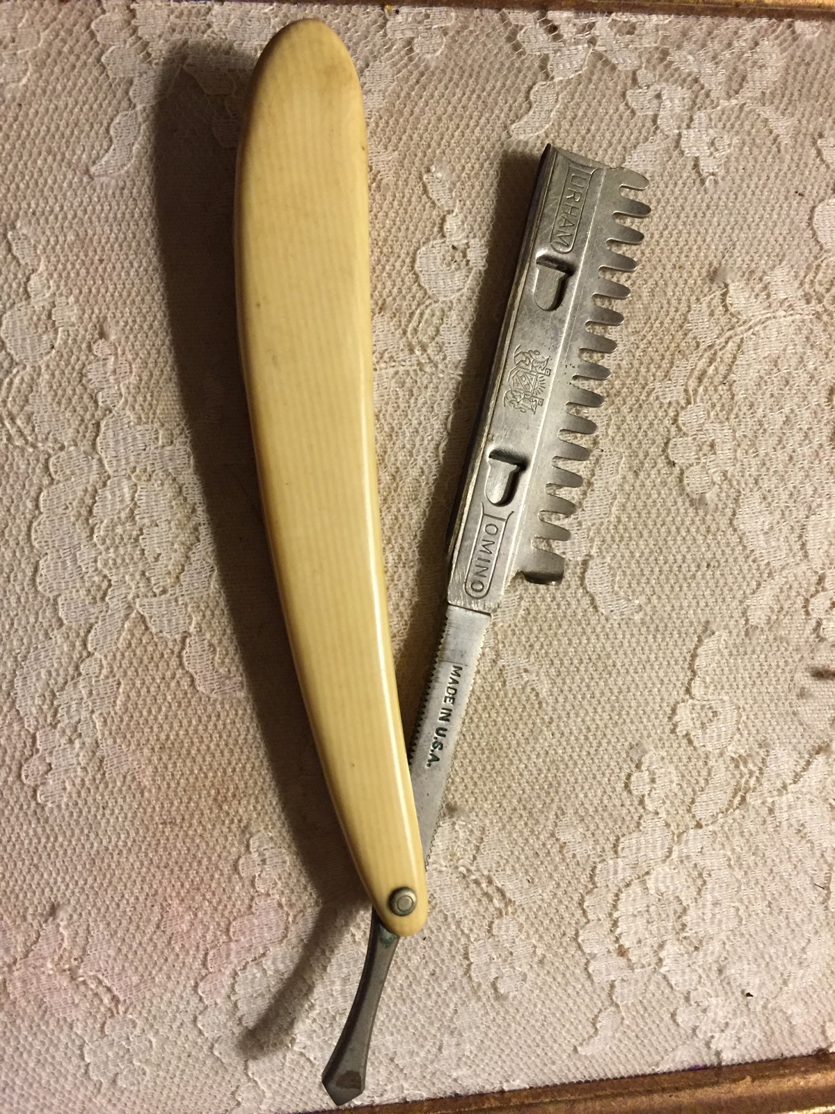 DURHAM DOMINO GROOMING BLADE MADE IN USA PATD MAY 28, 07 RAZOR E2-N | eBay