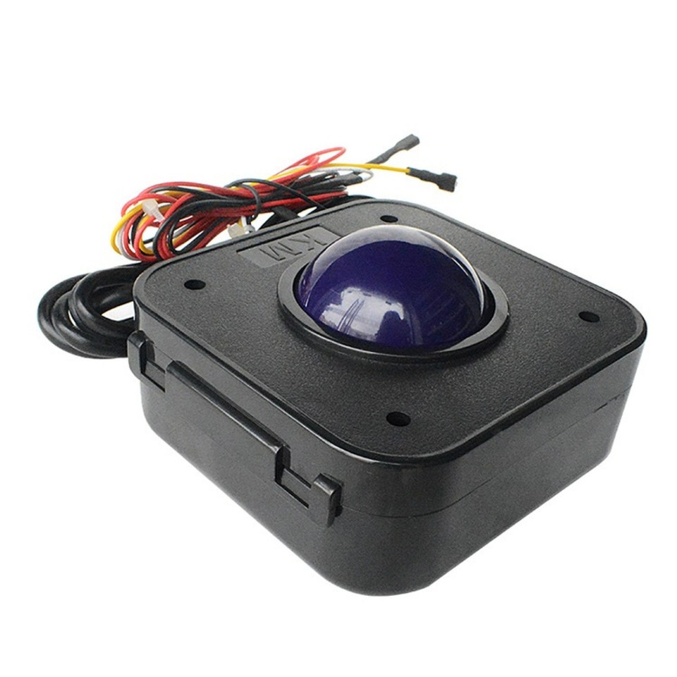 New Round 4.5cm Purple PS2 PCB Connector Trackball Mouse With Screws ...
