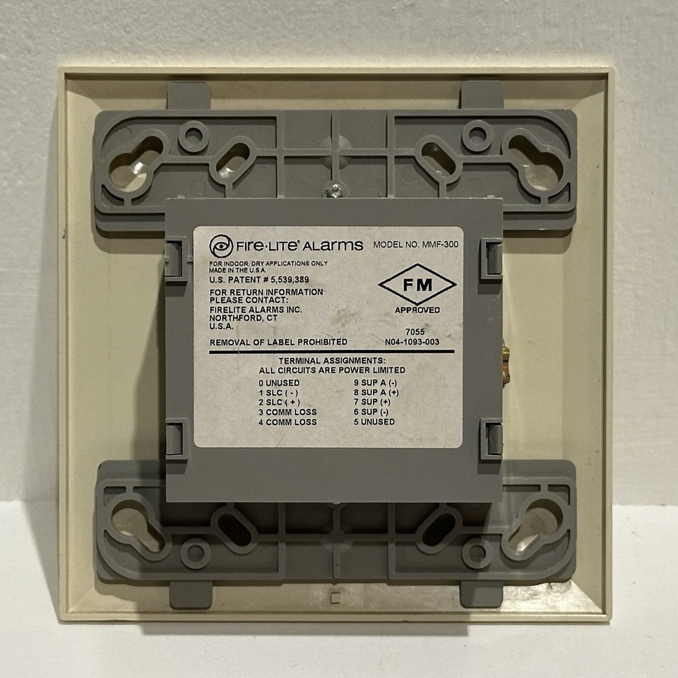 FIRE-LITE MMF-300 ADDRESSABLE FIRE ALARM MONITOR MODULE *PRE-OWNED* | eBay