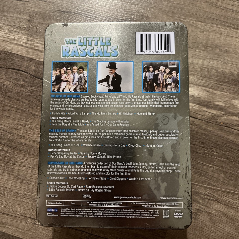 THE LITTLE RASCALS Rare Classic Collection 3 DVD Set In Color w ...